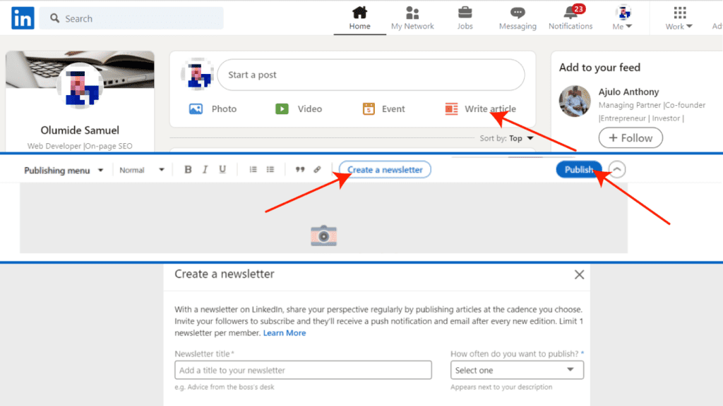 How To Start a LinkedIn Newsletter and Why - The Munro Agency